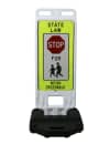 Crosswalk Sign Barricades with Base | Construction Safety Store