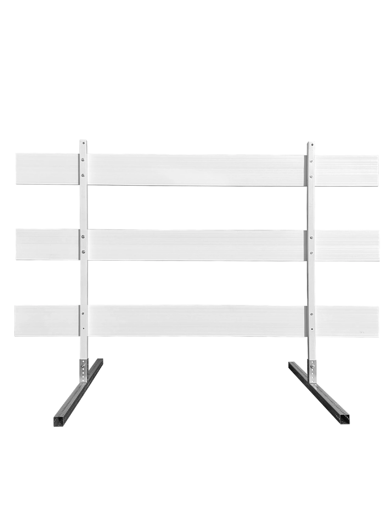 8' x 63" Tall MUTCD Type III Barricade -Plastic Power Post Uprights ...