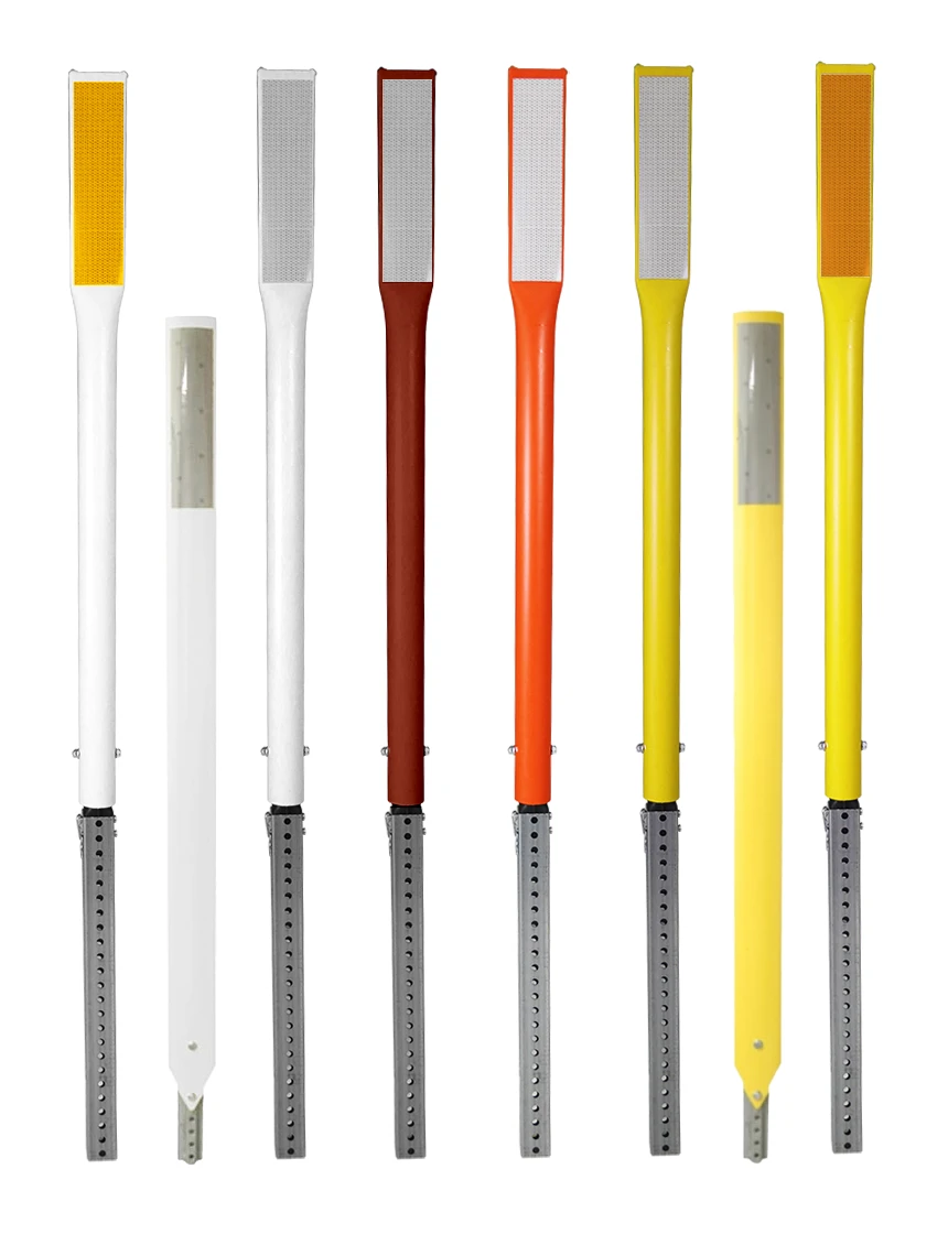 Reflective Traffic Markers - Reboundable Posts | Traffic Safety Store