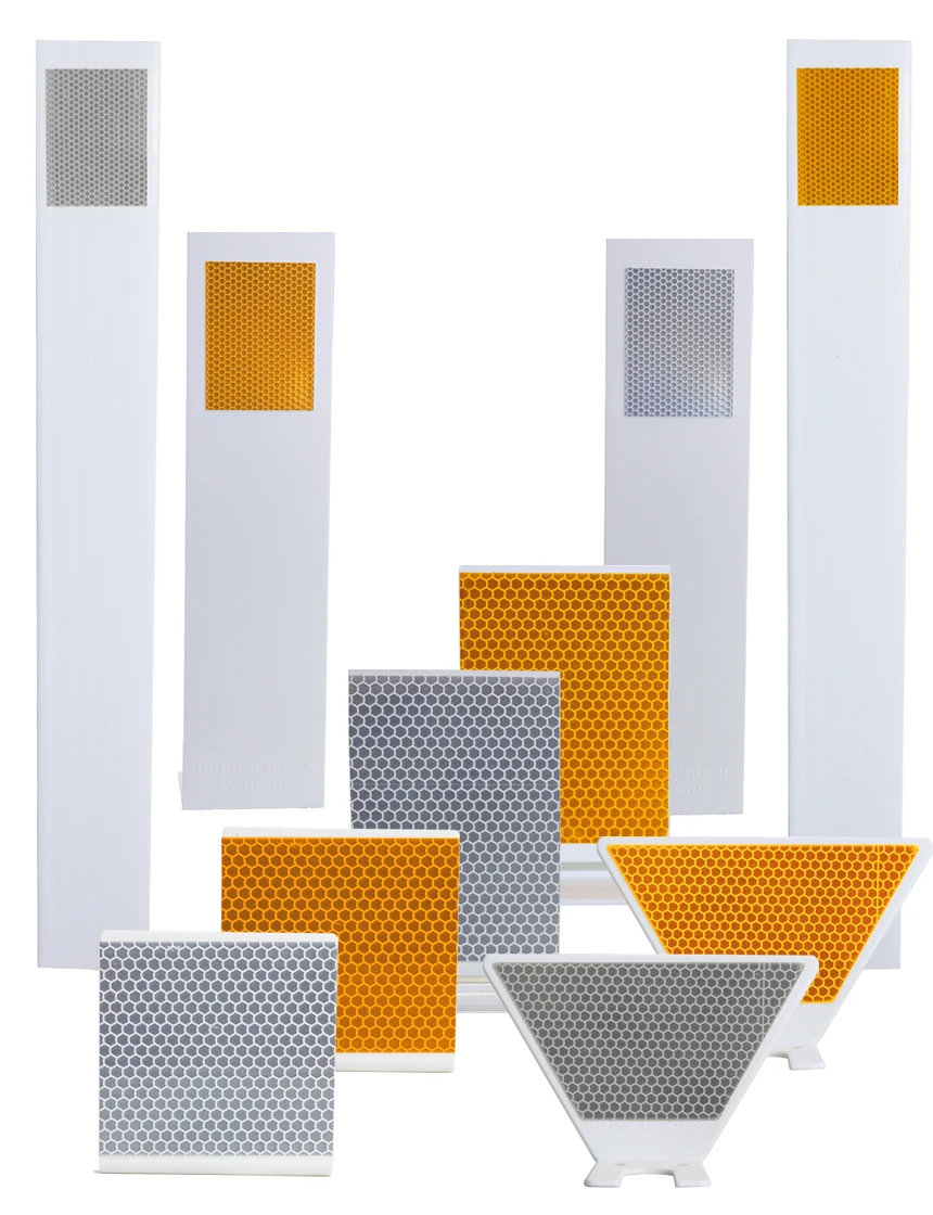 Reflective Traffic Markers - Reboundable Posts | Traffic Safety Store