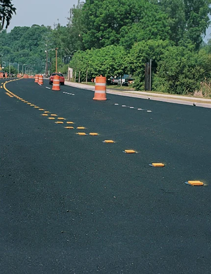 Reflective Traffic Markers - Reboundable Posts | Traffic Safety Store