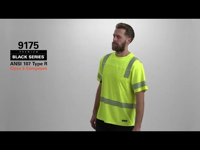 Kishigo Premium Black Cool Touch Class 3 T Shirt Medium | TSS