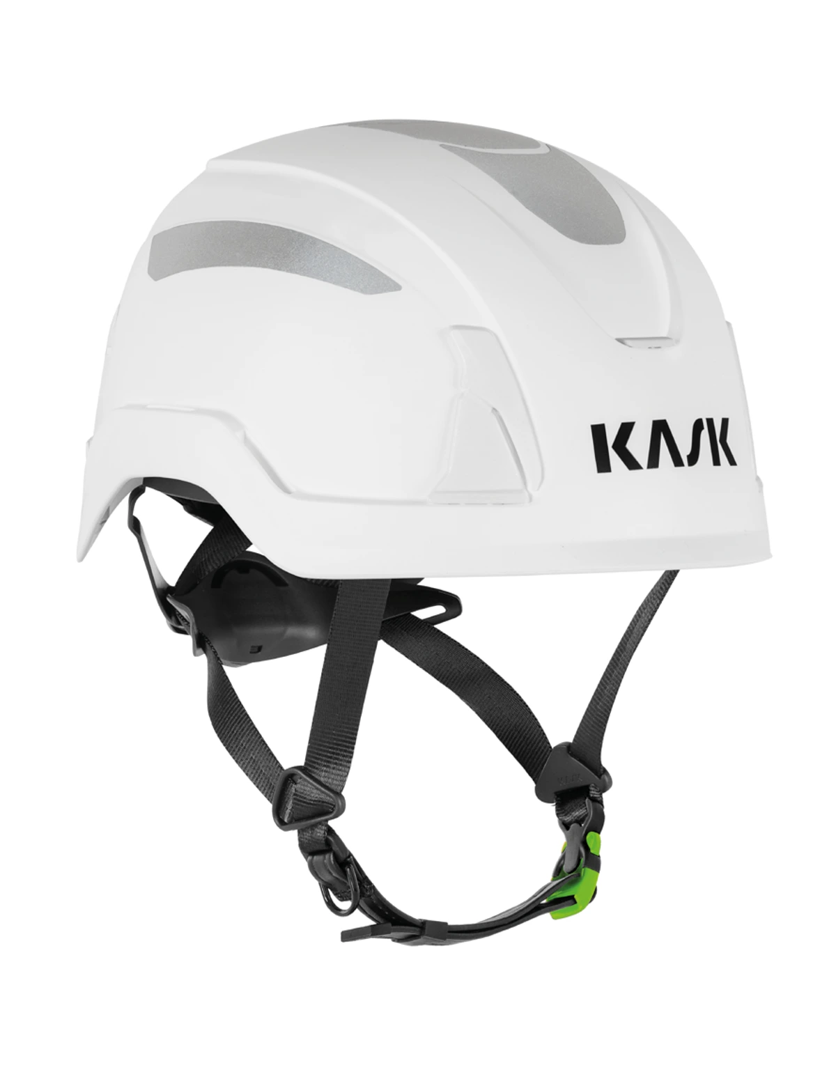 Kask Primero HI VIZ Safety Helmet - White with Reflectors | WHE00118 ...