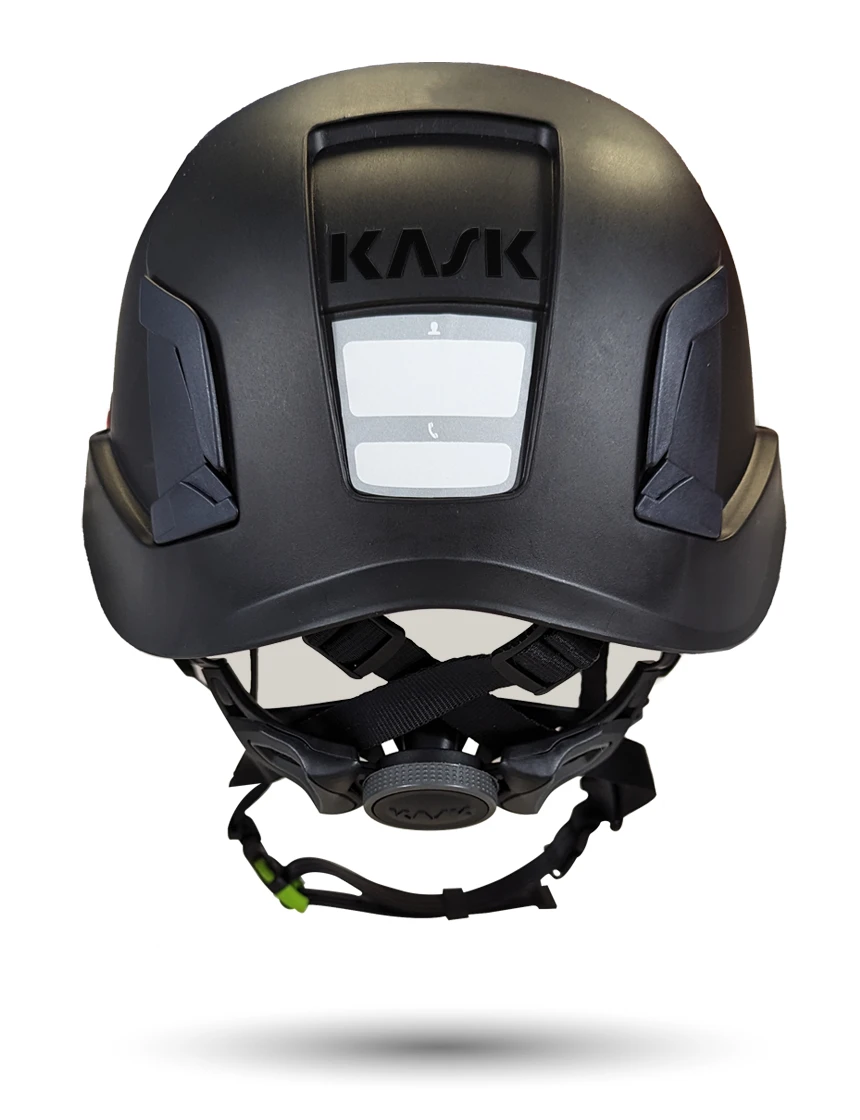 Black KASK Zenith X2 ANSI Safety Helmet with Half Face Visor Kit (Clear ...