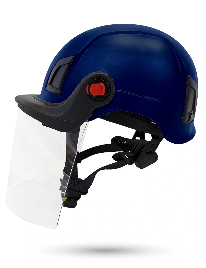 Blue Kask Zenith X2 ANSI Safety Helmet with Full Face Shield & Brim Kit ...
