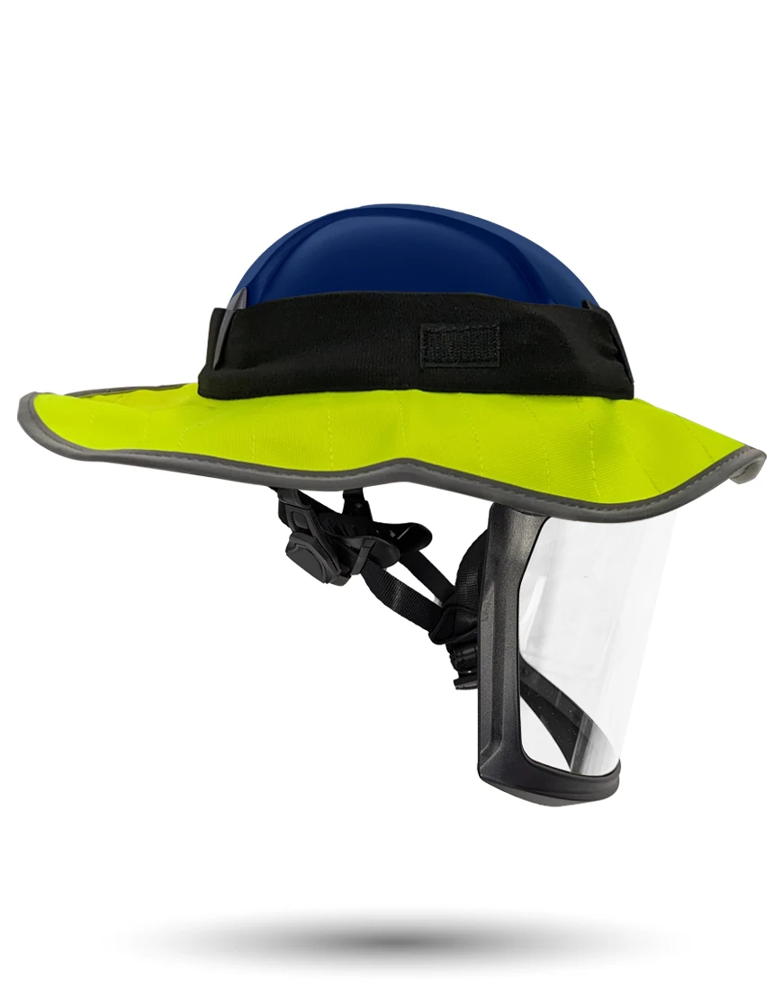Blue KASK Helmet Half Visor & 360 Sun Shield Fluorescent | 097-208-FFV ...