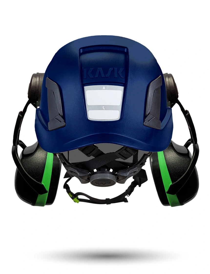 Blue Kask Zenith X2 ANSI Safety Helmet with Half-Face Visor Kit (Smoke ...