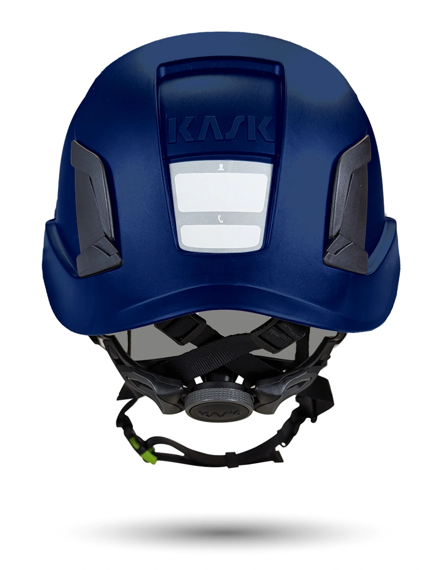 Blue Kask Zenith X2 ANSI Safety Helmet with Half Face Visor Kit (Smoke ...