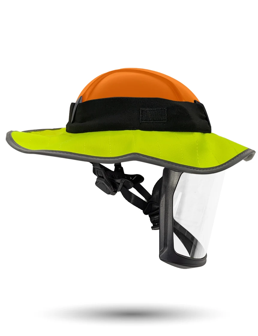 Orange KASK Zenith X2 ANSI Safety Helmet with Full-Face Visor Kit ...