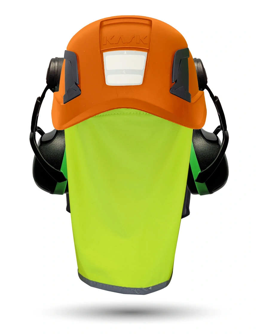 Orange KASK Zenith X2 ANSI Safety Helmet with Full-Face Visor Kit ...