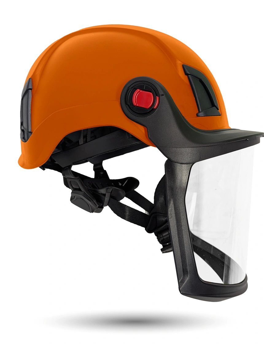 Orange KASK Zenith X2 ANSI Safety Helmet with Full Face Visor Kit ...