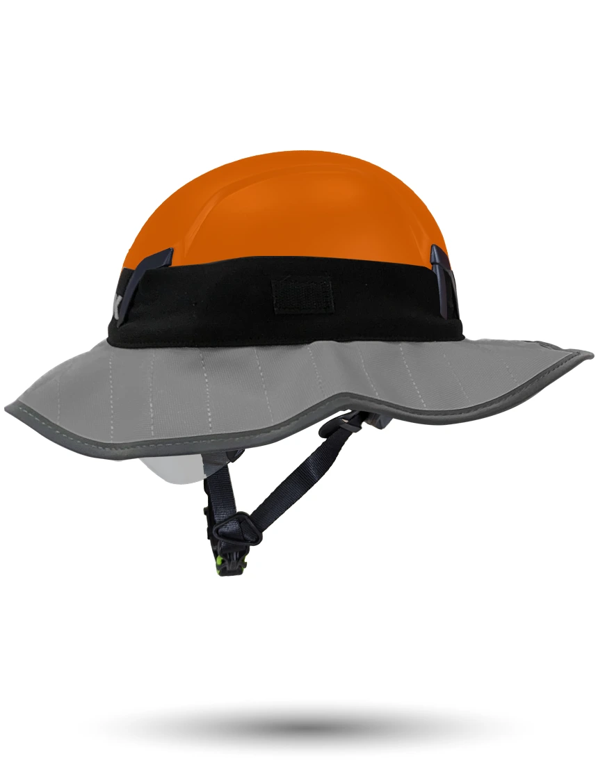 Orange KASK Zenith X2 ANSI Safety Helmet with Half-Face Visor Kit ...