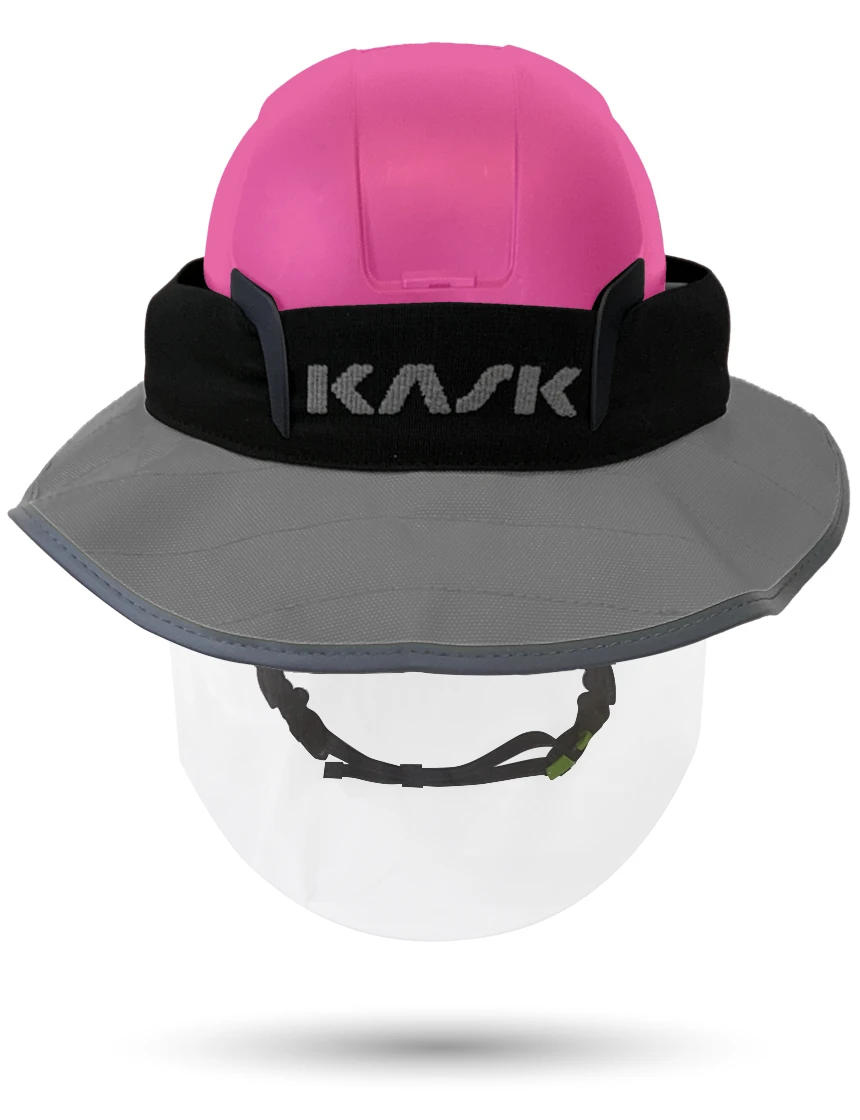 Pink KASK Zenith Helmet Full Face Anthracite Sun Shield | 097-214-FFS ...