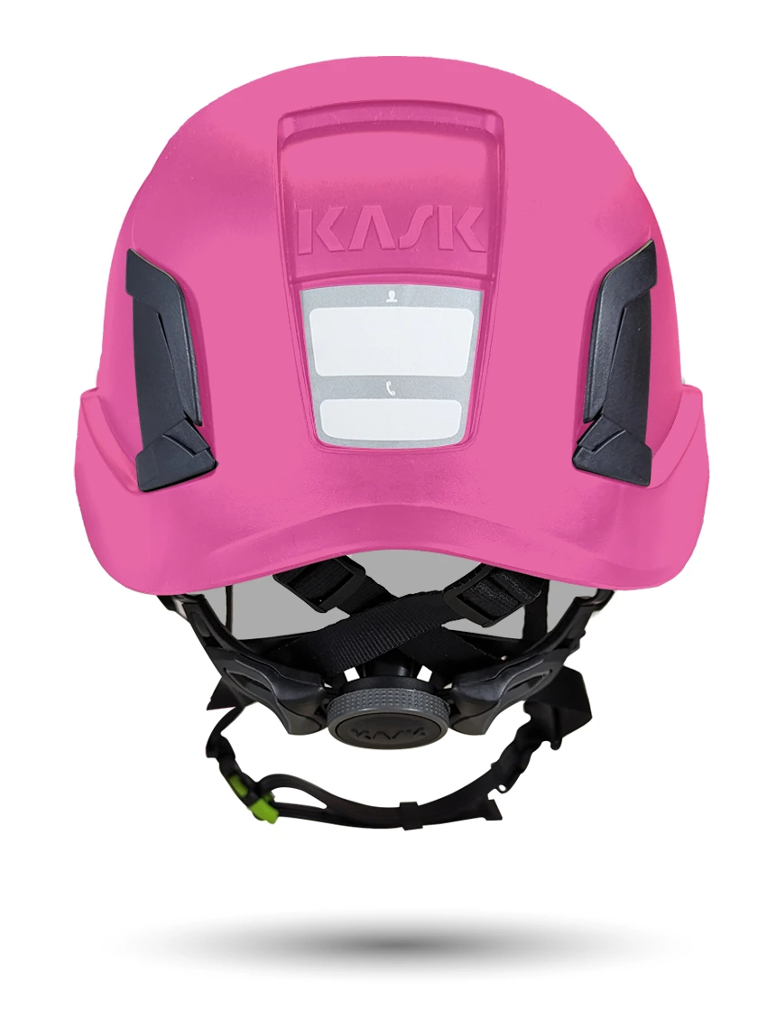 Pink KASK Zenith X2 ANSI Safety Helmet with Half Face Visor Kit (Silver ...