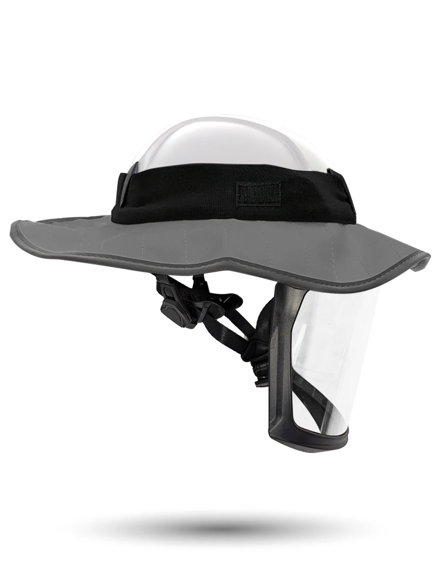 White KASK Zenith X2 ANSI Safety Helmet with Full-Face Visor Kit (Clear ...
