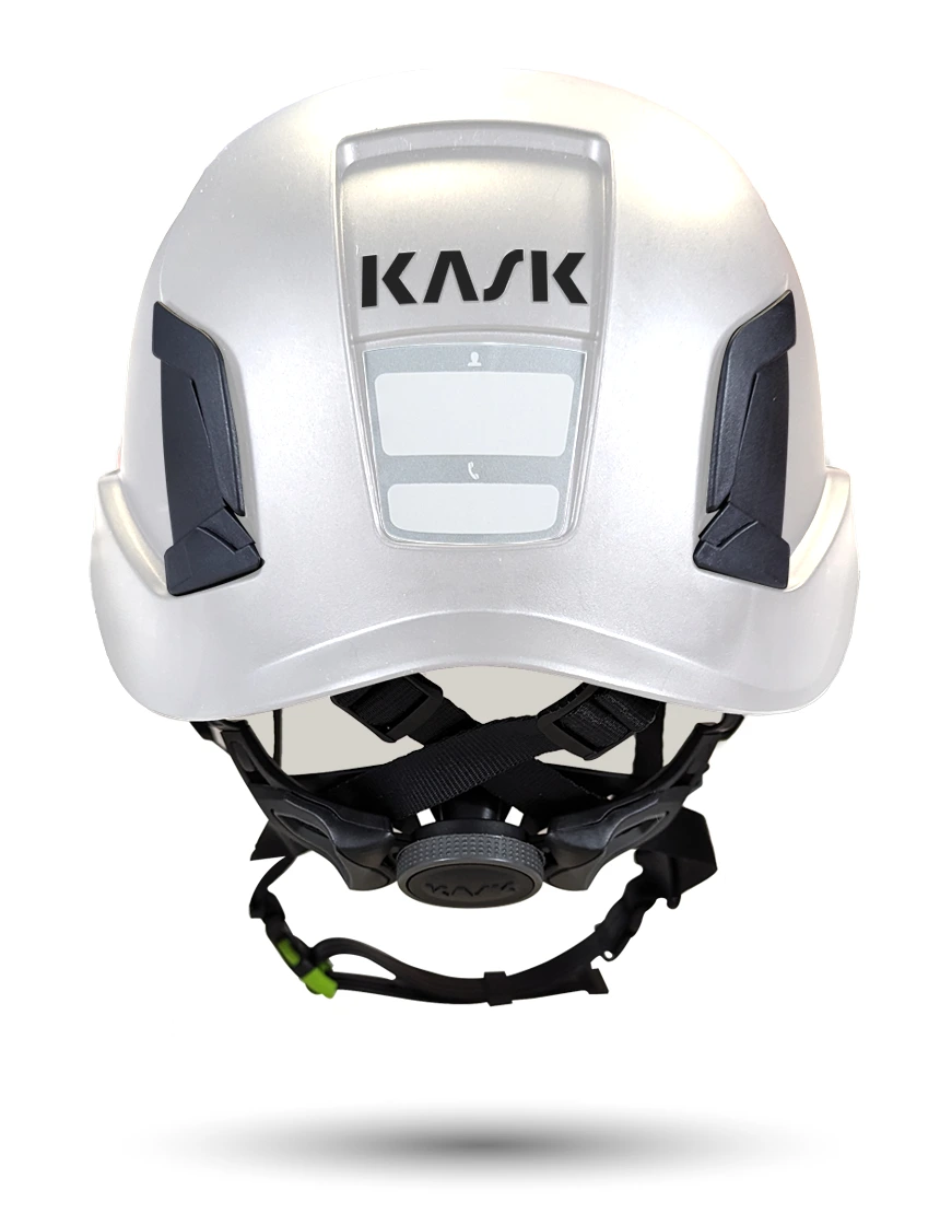 White KASK Zenith X2 ANSI Safety Helmet with Half Face Visor Kit (Clear ...