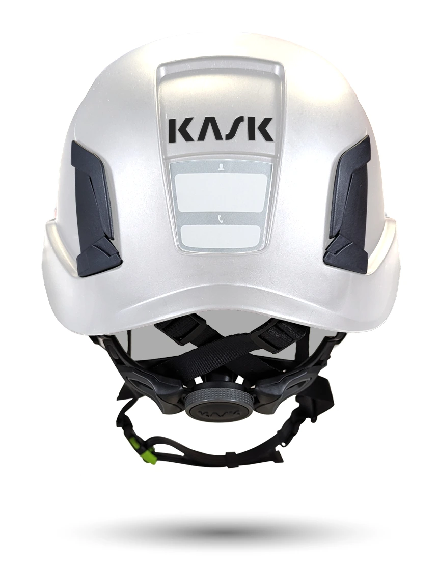 White KASK Zenith X2 ANSI Safety Helmet with Half Face Visor Kit ...