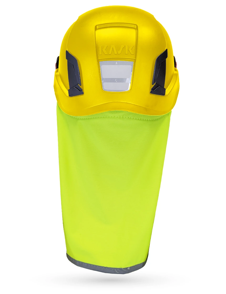 Yellow Kask Zenith X2 ANSI Safety Helmet with Full-Face Shield & Brim ...