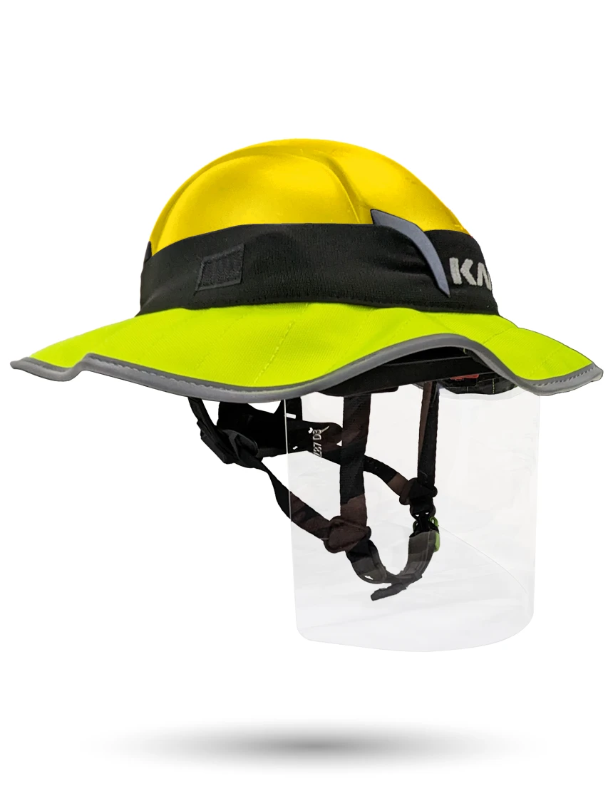 Yellow KASK Zenith Helmet Full Face 360 Sun Shield Fluorescent | 097 ...