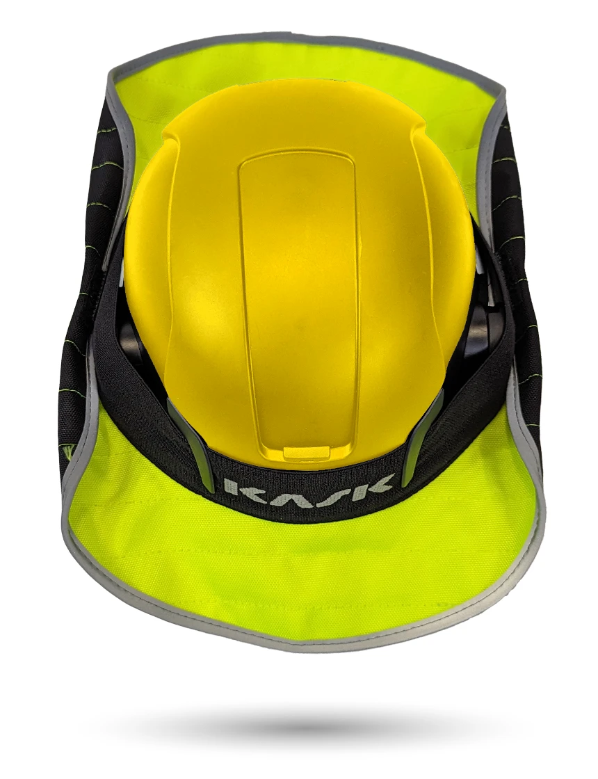 Yellow KASK Zenith Helmet Full Face 360 Sun Shield Fluorescent | 097 ...