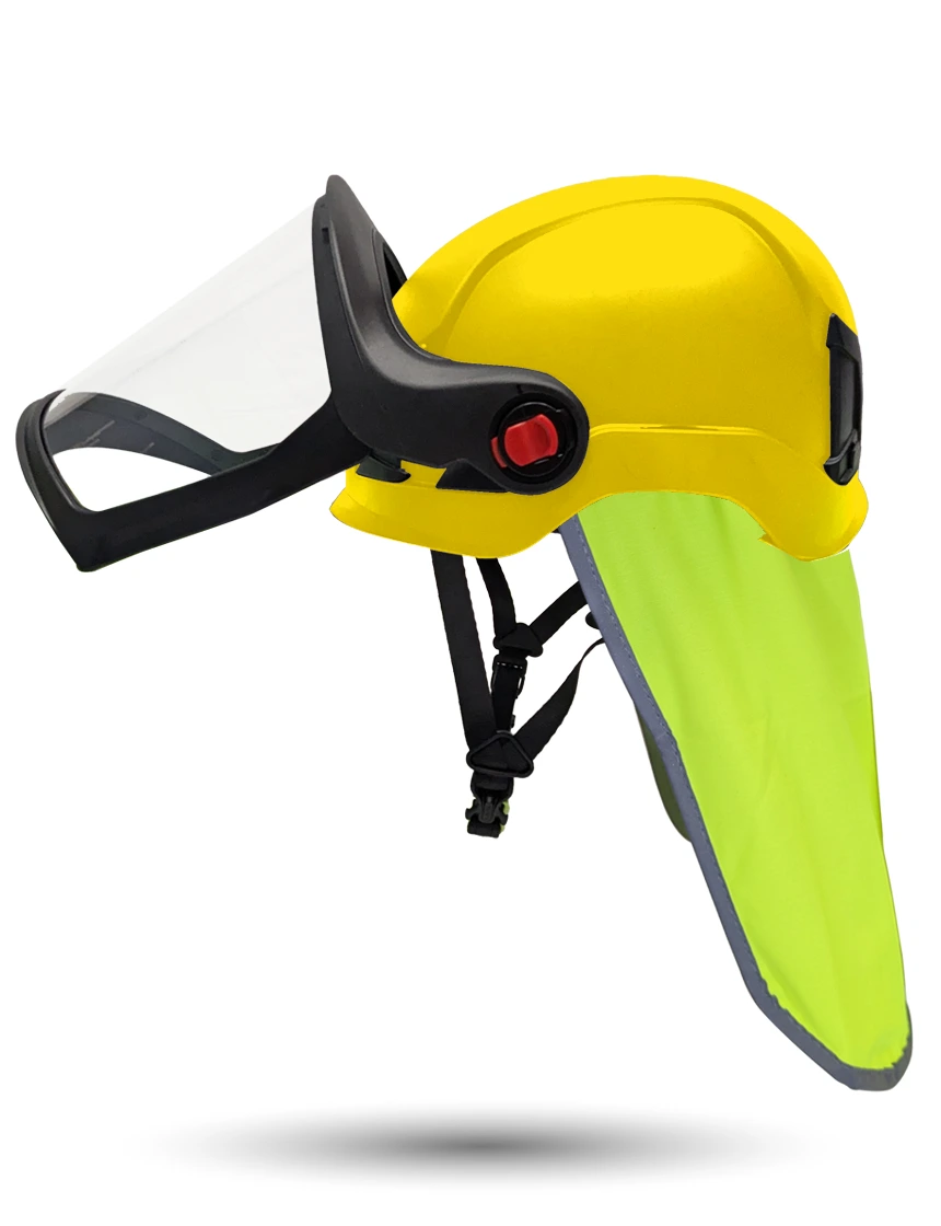 Yellow KASK Helmet Full Visor & Anthracite Sun Shield | 097-202-FFV(CLR ...