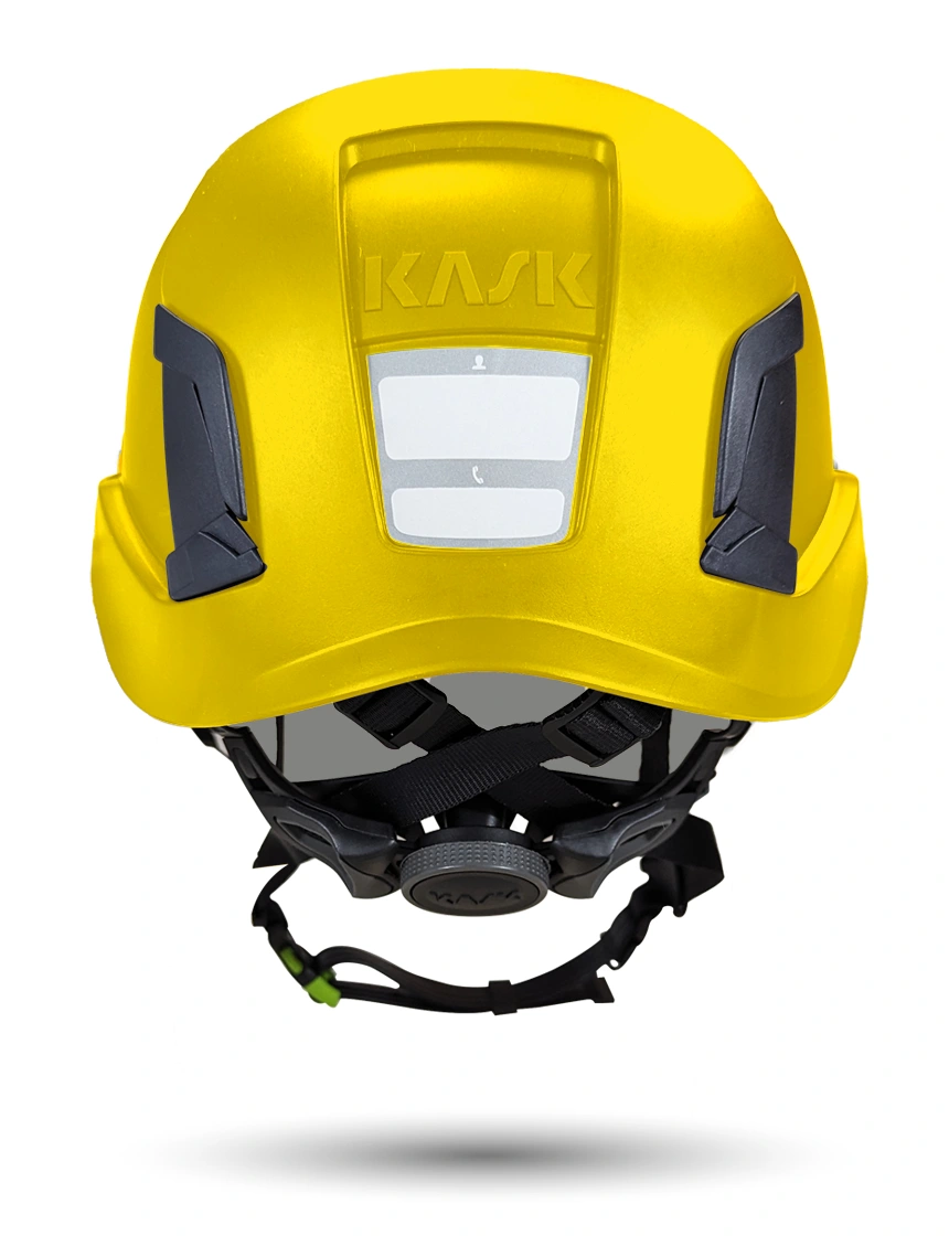 Yellow Kask Zenith X2 ANSI Safety Helmet with Half Face Visor Kit ...