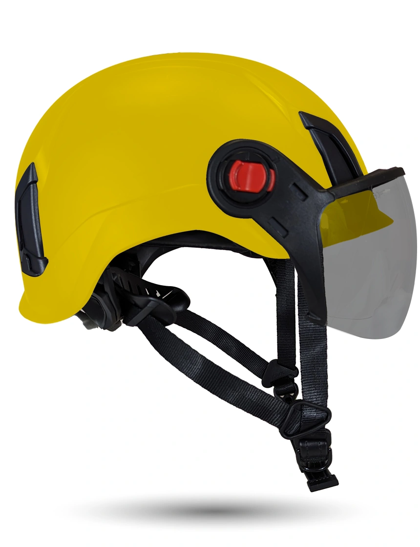 Yellow Kask Zenith X2 ANSI Safety Helmet with Half Face Visor Kit ...