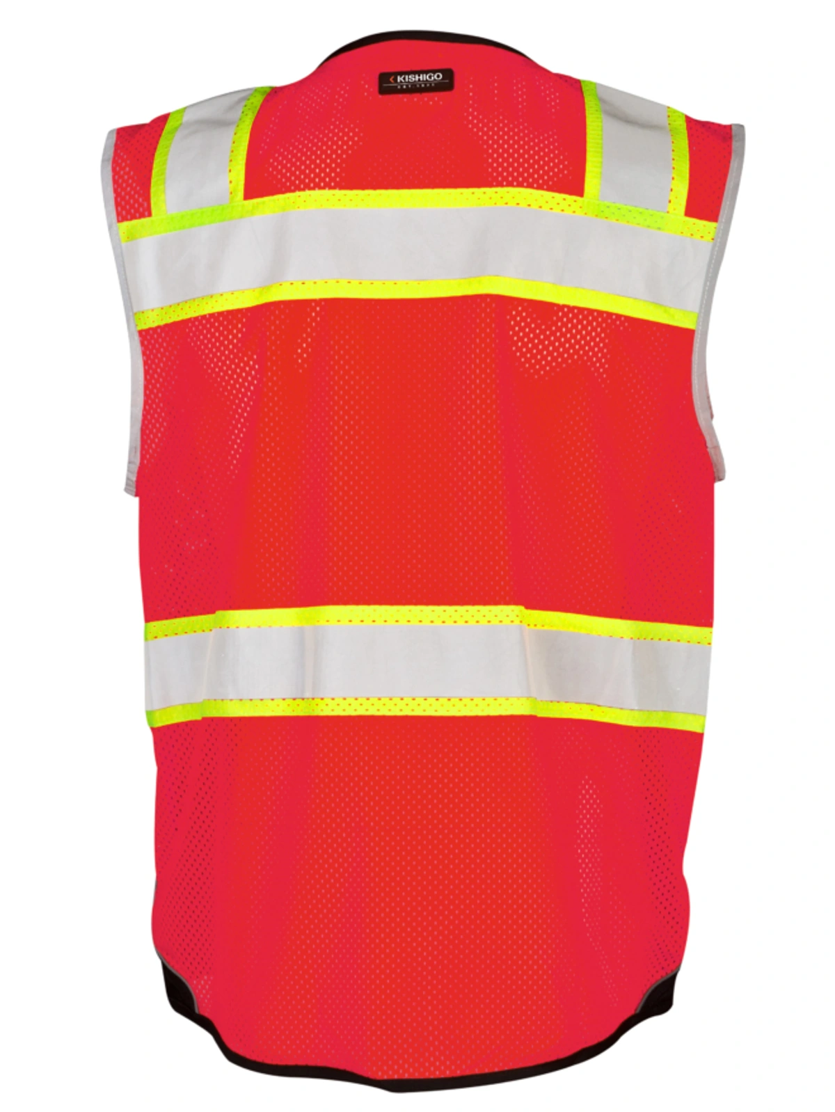 Red Mesh Premium Black Bottom Class 2 Vest MEDIUM | V1715M | Traffic ...