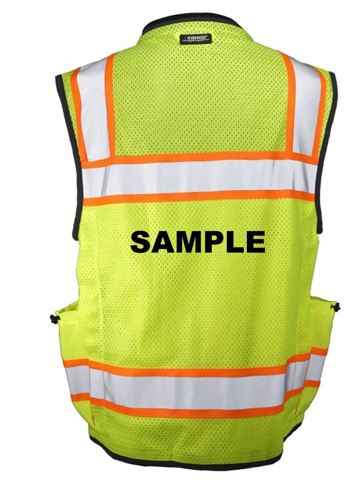 Ultimate Construction Vest Ultra-Cool Lime Mesh Back ANSI 107 Type R ...