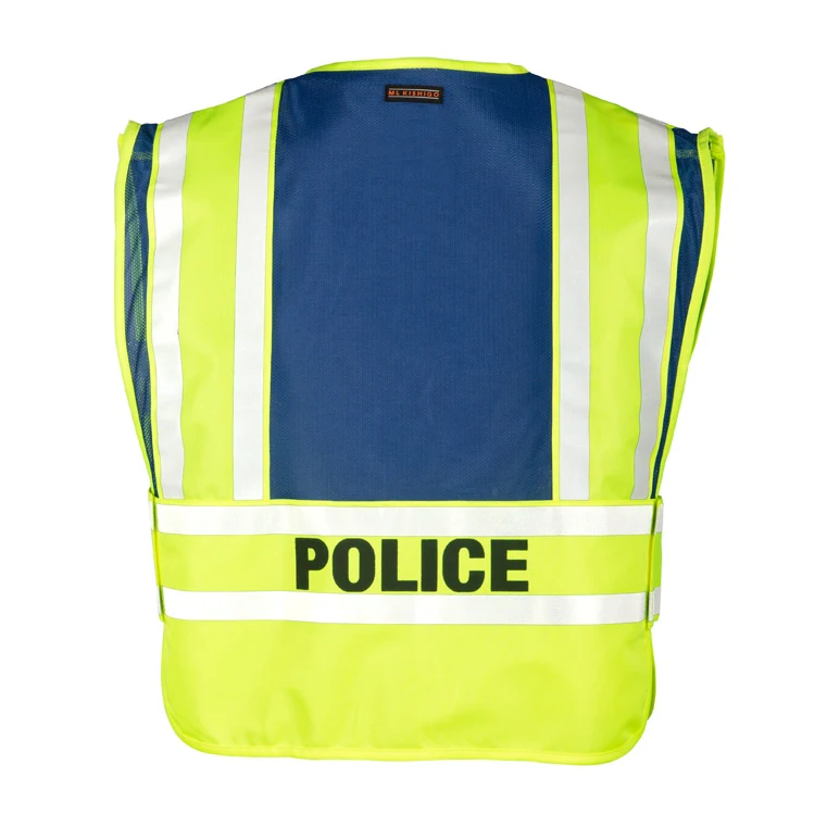 5-Point 'Break Away' Safety Vest - POLICE | V8051BZM-XL | Construction ...