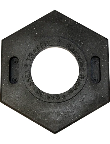 extra & replacement 16 lb bases - recycled rubber | BASE 16 | Traffic ...