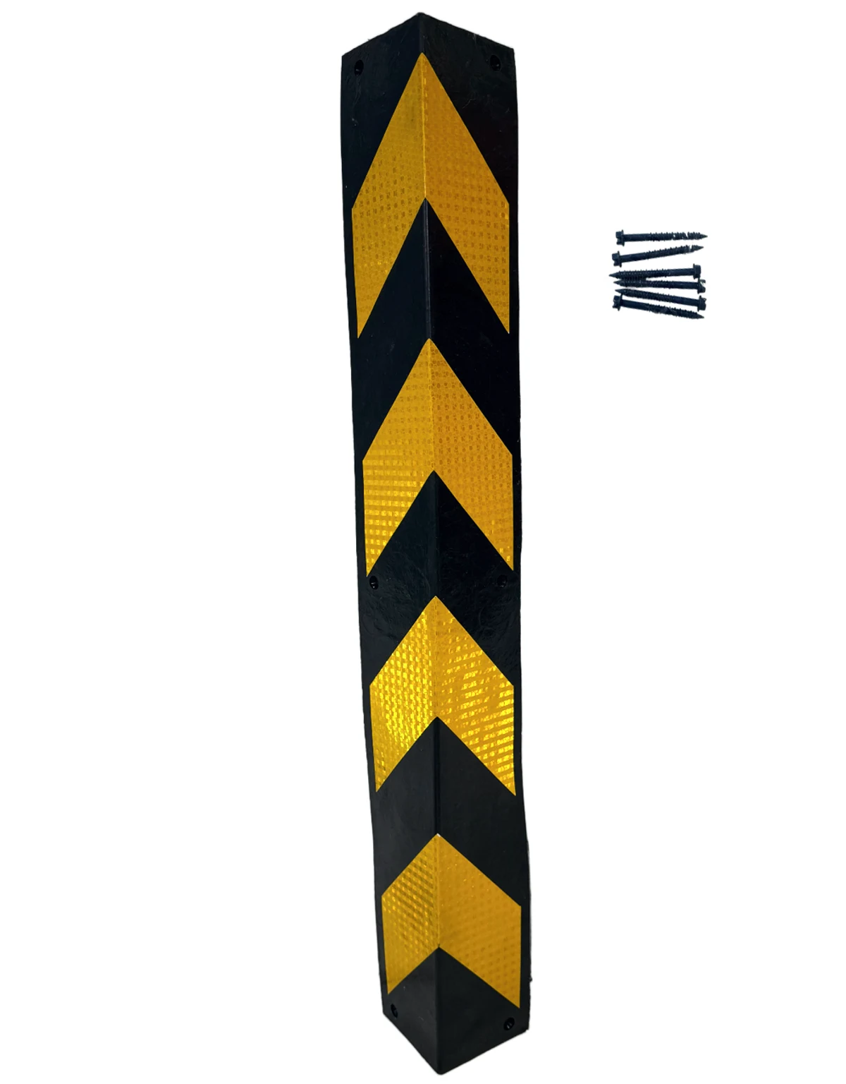 32" Rubber Corner Guards - Recycled Rubber | CG32C | Traffic Safety Store