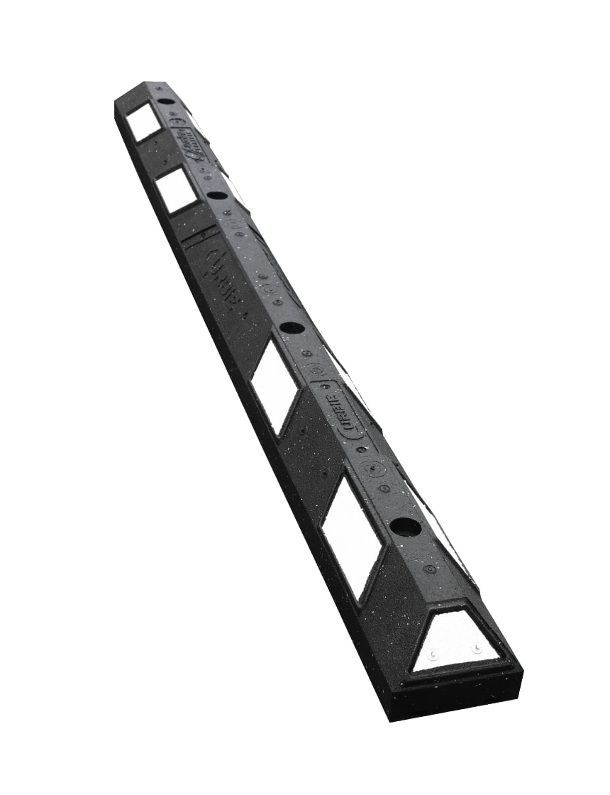 Six Foot Low Profile Rubber Parking Block | PBRLP6YS | Traffic Safety Store