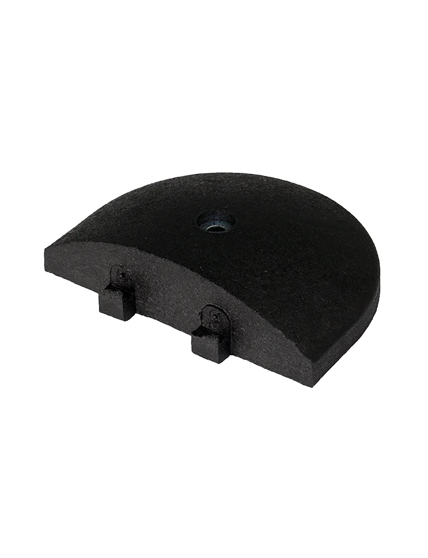 Rubber Alley-Bump End Cap w/ Heavy-Duty Spike | SABRECHDS | Traffic ...