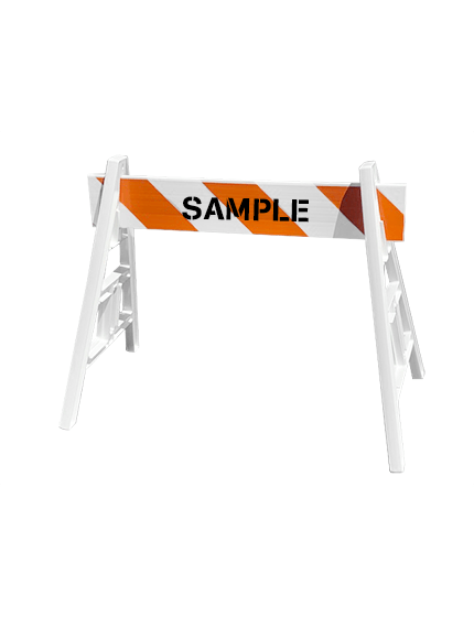 Cortina A-Cade Leg Kit-(2) A-Cade Legs & (1) 4' Rail w/Orange & White ...