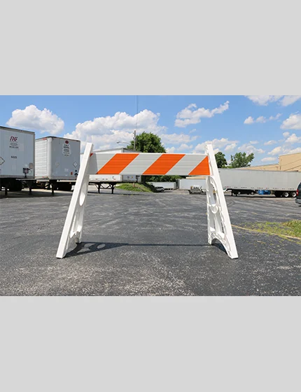 Standard A-Cade Leg Kit-(2) A-Cade Legs & (1) 4' Rail w/Orange & White ...