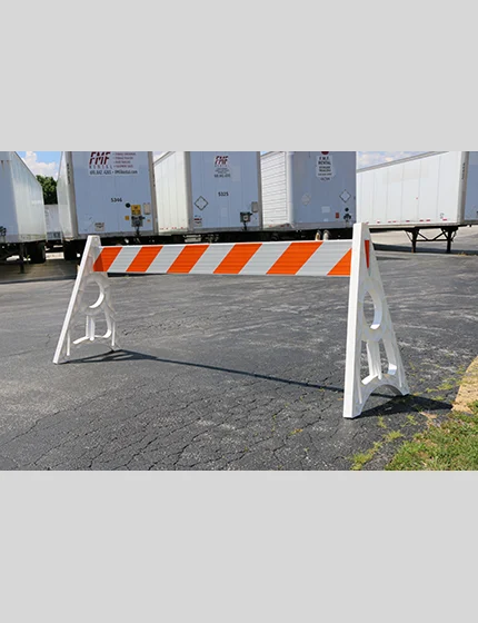 Standard A-Cade Leg Kit-(2) A-Cade Legs & (1) 8' Rail w/Orange & White ...