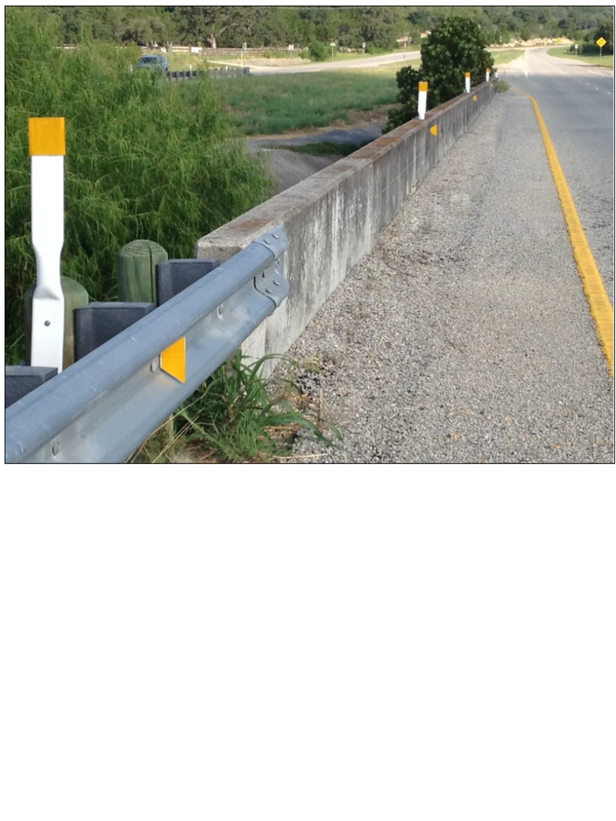 33" FLAT MOUNT - WHITE | BG-33FM-W | Traffic Safety Store