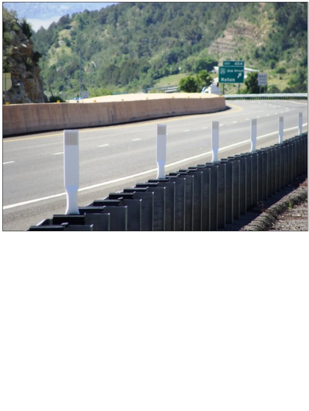 33" FLAT MOUNT - WHITE | BG-33FM-W | Traffic Safety Store