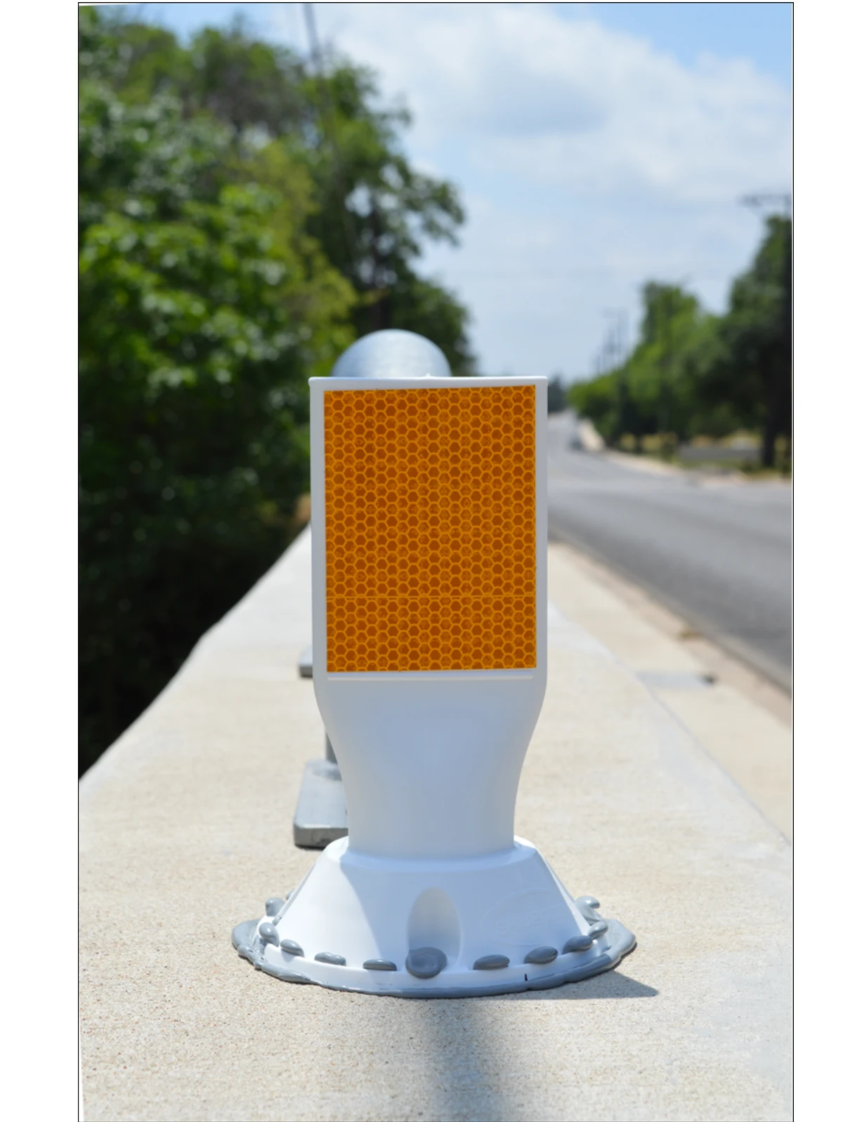 Shur-Tite Cup Mount Delineator w/ Reflective Orange, Blue Screws | BG ...