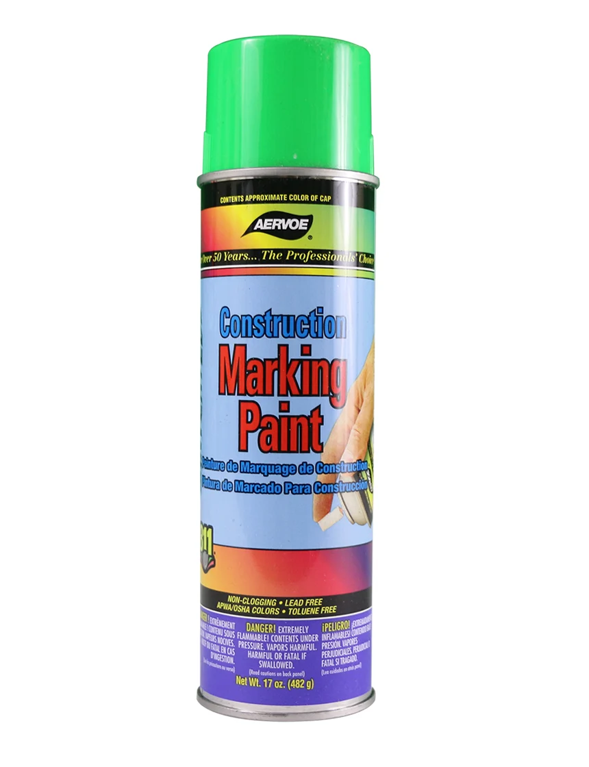 Green Construction Marking Paint (Case of 12) | CMP-FLG | Traffic ...
