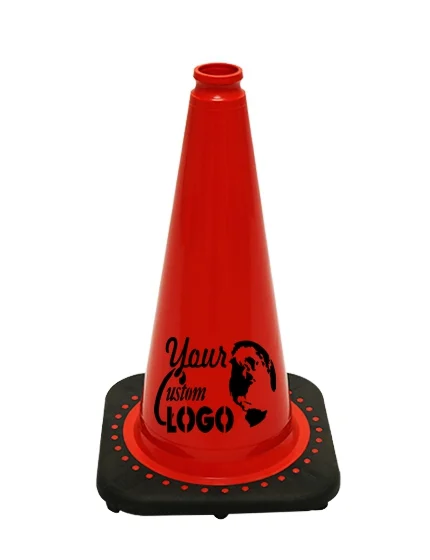 18 inch Traffic Cones | CRR18-CONE LOGO | Traffic Safety Store