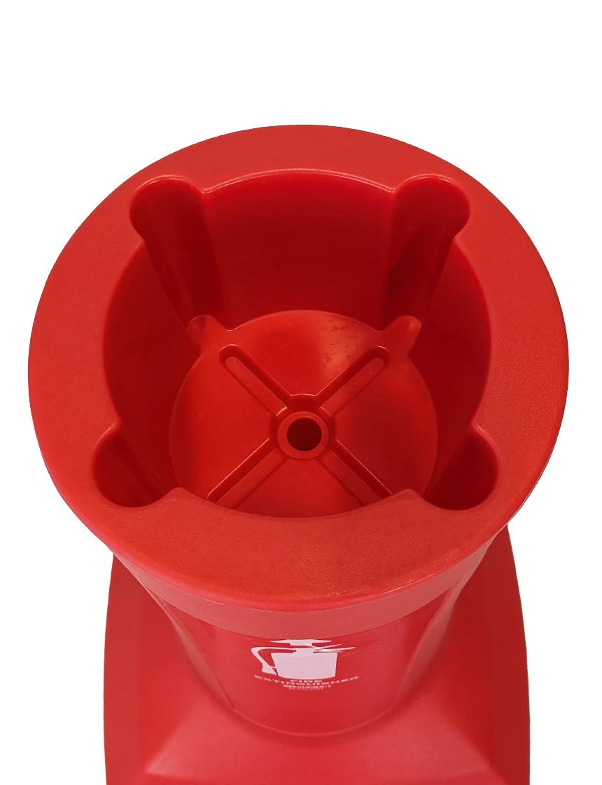 Red, Plastic, OSHA Compliant Fire Extingusher Stand/Holder | FIREEXT ...