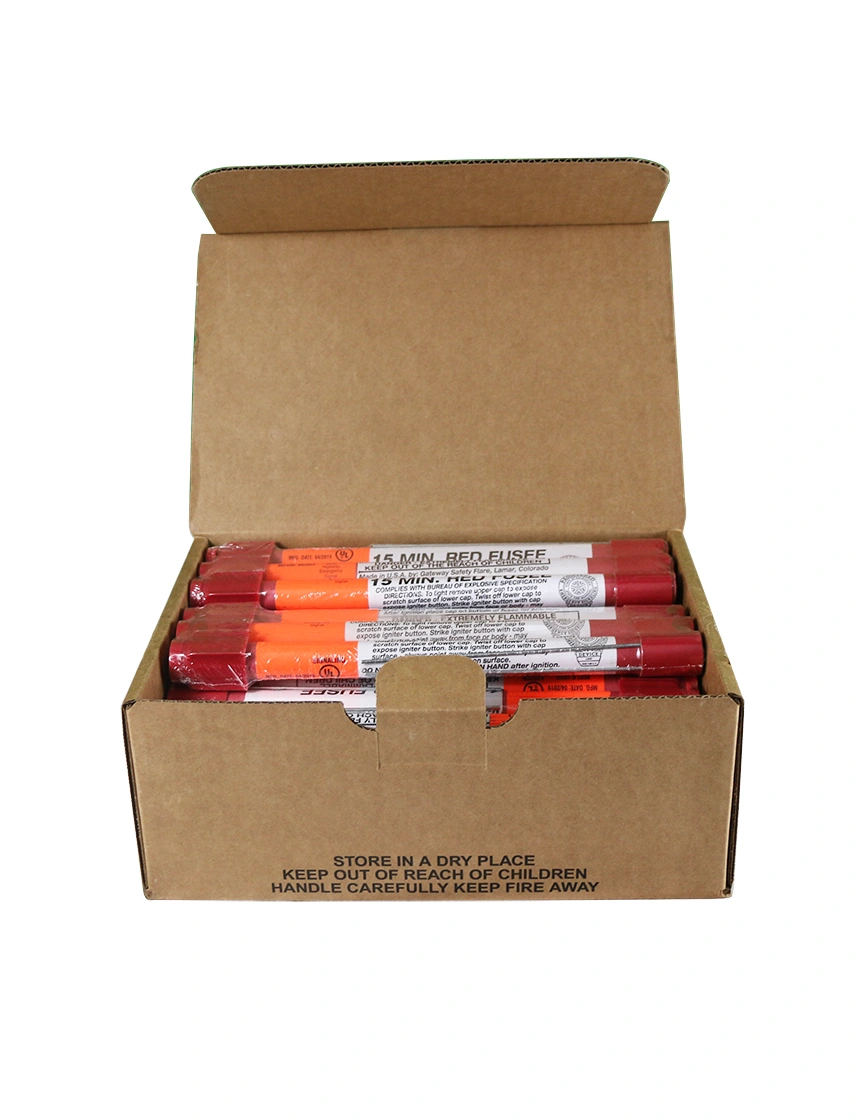 Case (36) of 15 Minute Fusee (Flare) - No Stand | FUSEE-15NS | Traffic ...