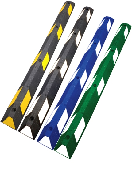 Parking Blocks + Wheel Stops + in Plastic & Rubber | Traffic Safety Store