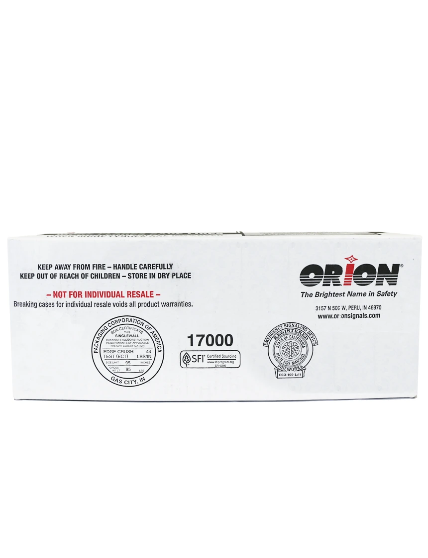 Individually Wrapped Orion 30-Minute Road Flares | ORION17309 ...