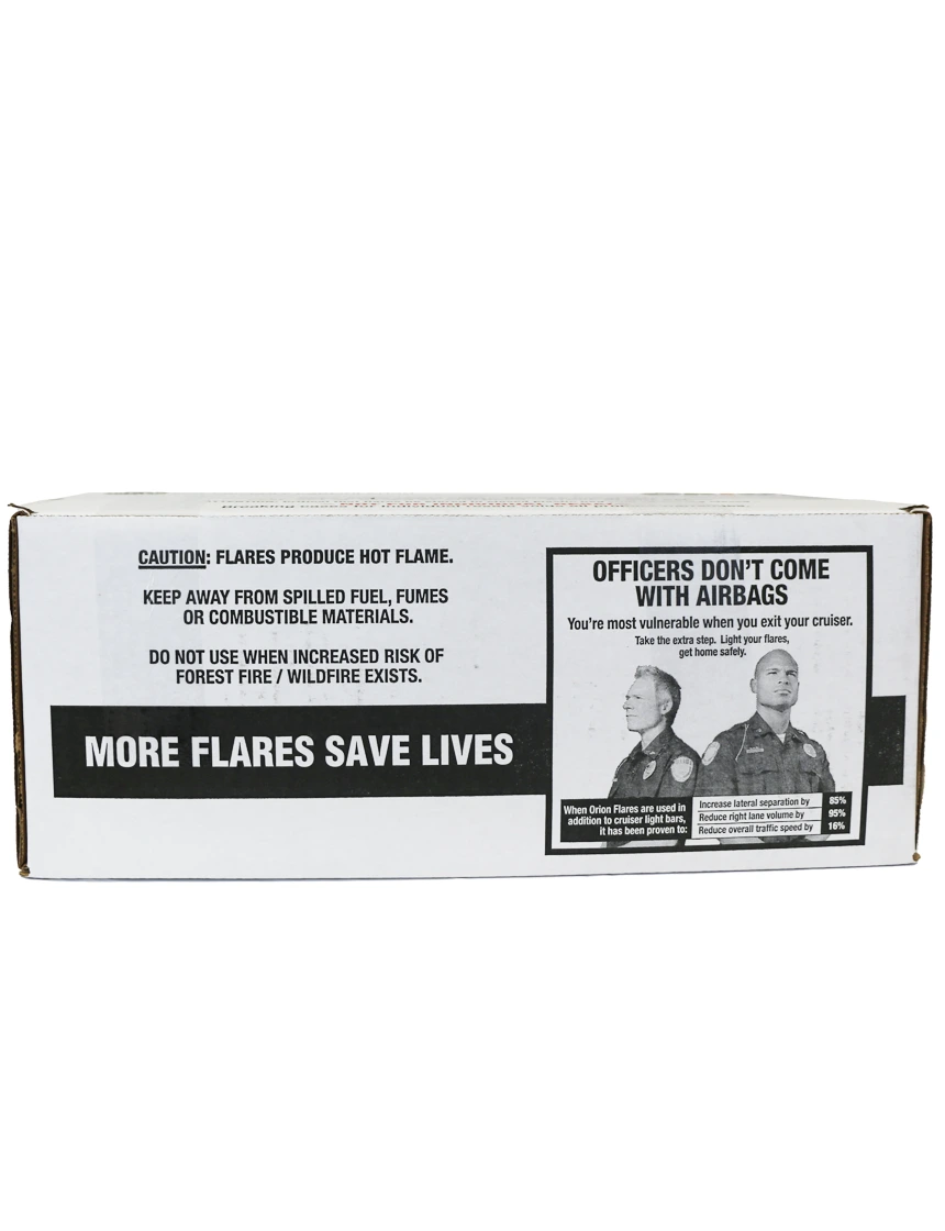 individually Wrapped Orion 30 min road flares case of 36 - ORION 17309 ...