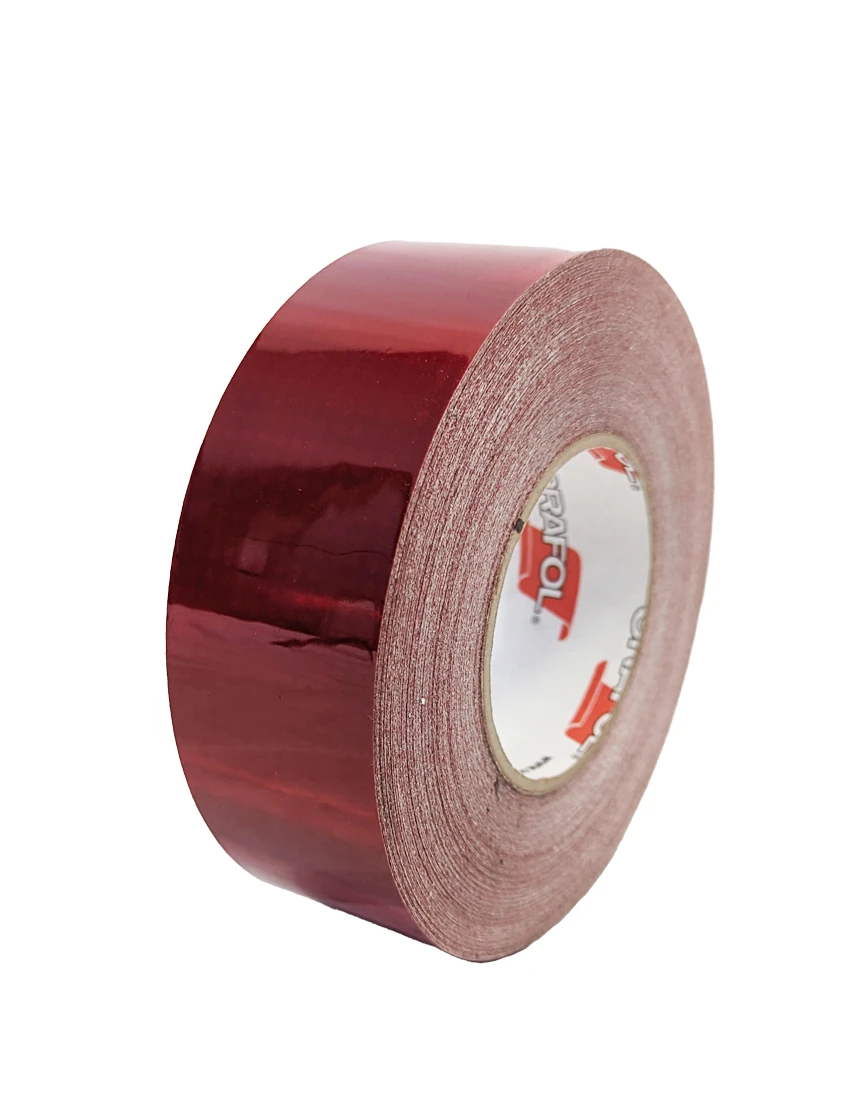 2" x 150' Roll of Red Oralite V82 Adhesive Backed Reflective Tape | V82 ...