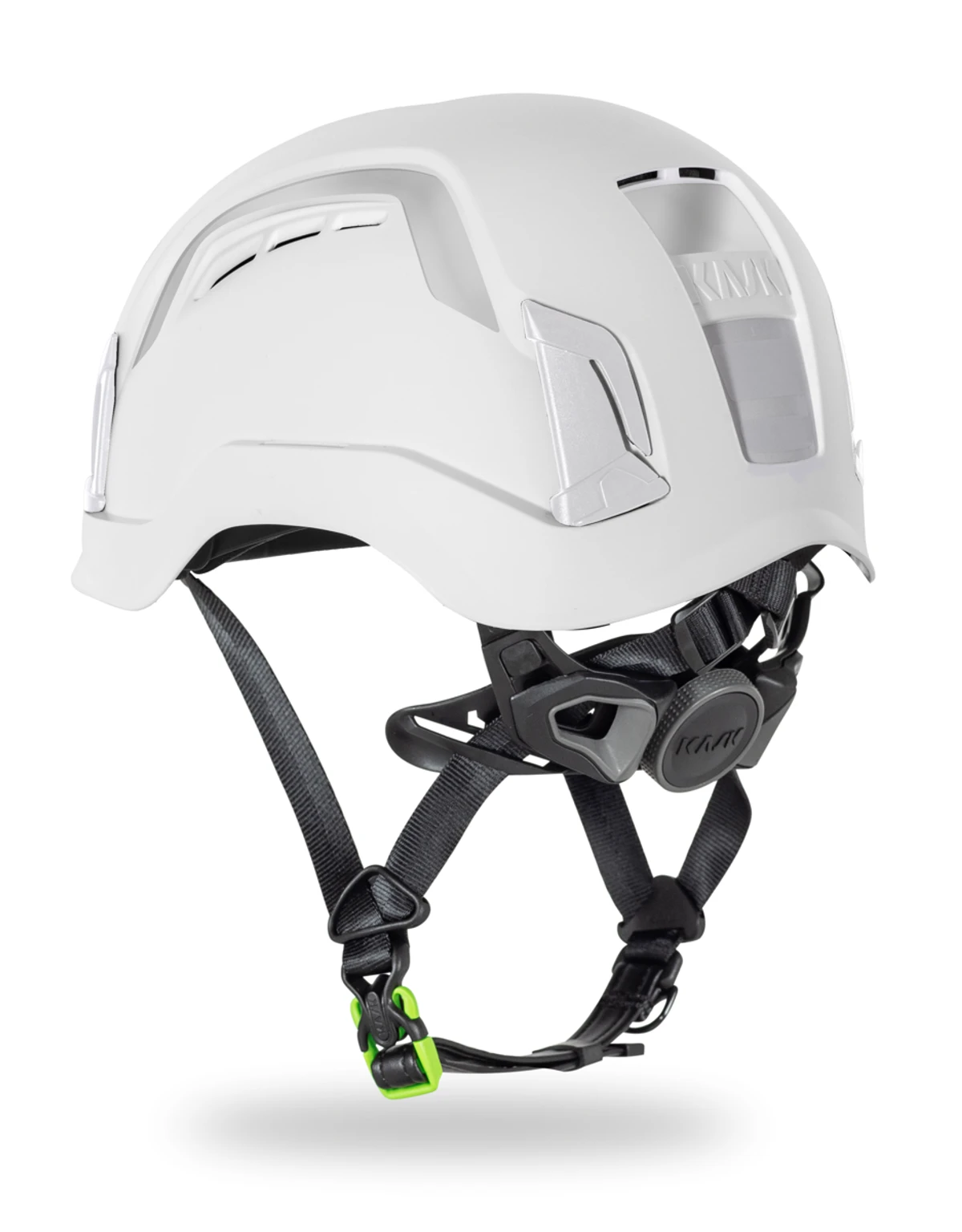 Kask Zenith X2 HI VIZ Safety Helmet - White with Reflectors | WHE00098 ...