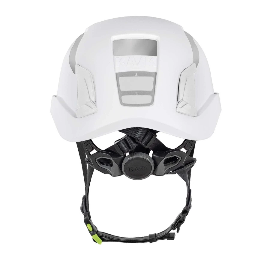 Kask Zenith X2 HI VIZ Safety Helmet - White with Reflectors | WHE00098 ...